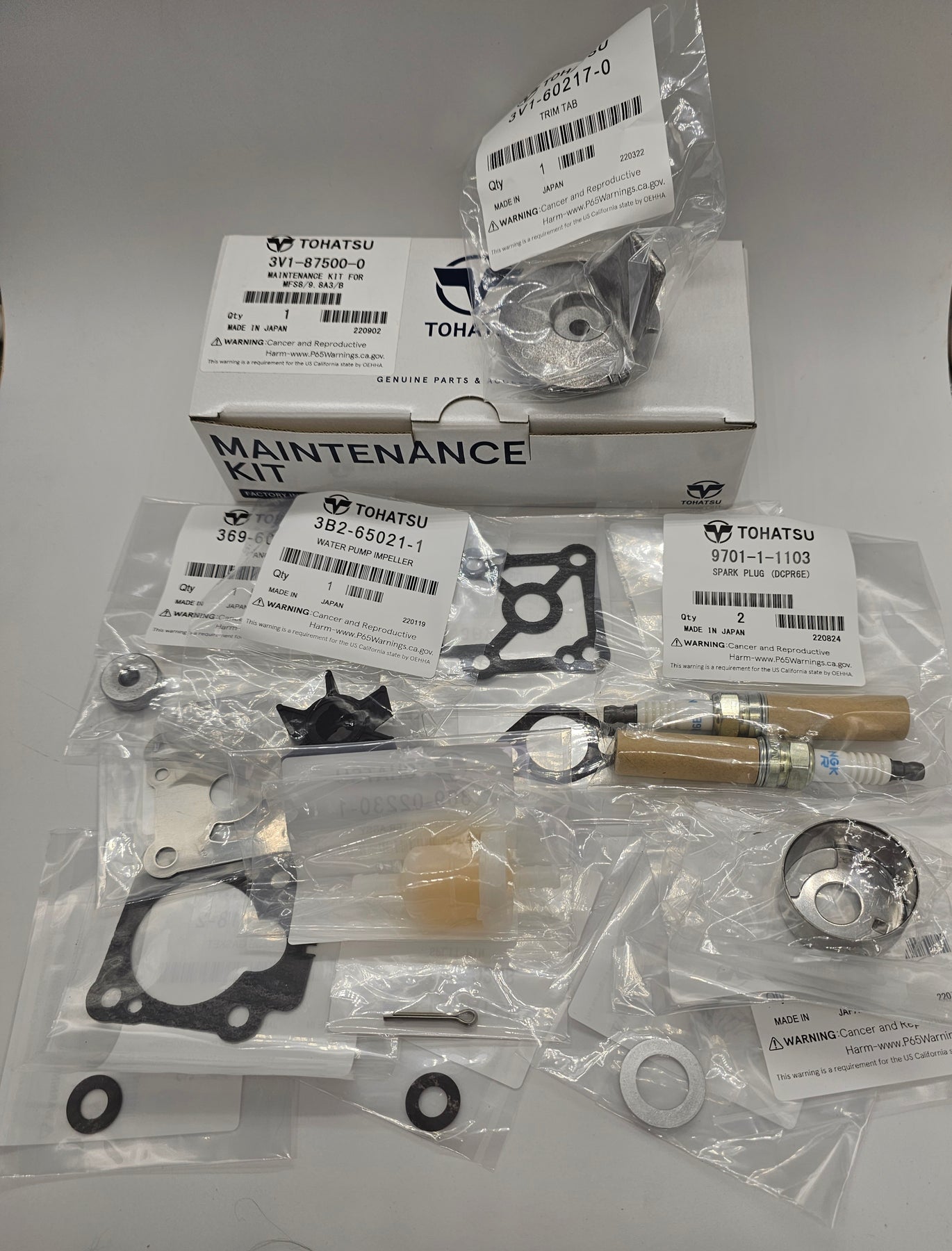 8 HP 9.8 HP 4 Stroke Tohatsu Outboard MFS8 MFS9.8 Service Maintenance– SSI Marine