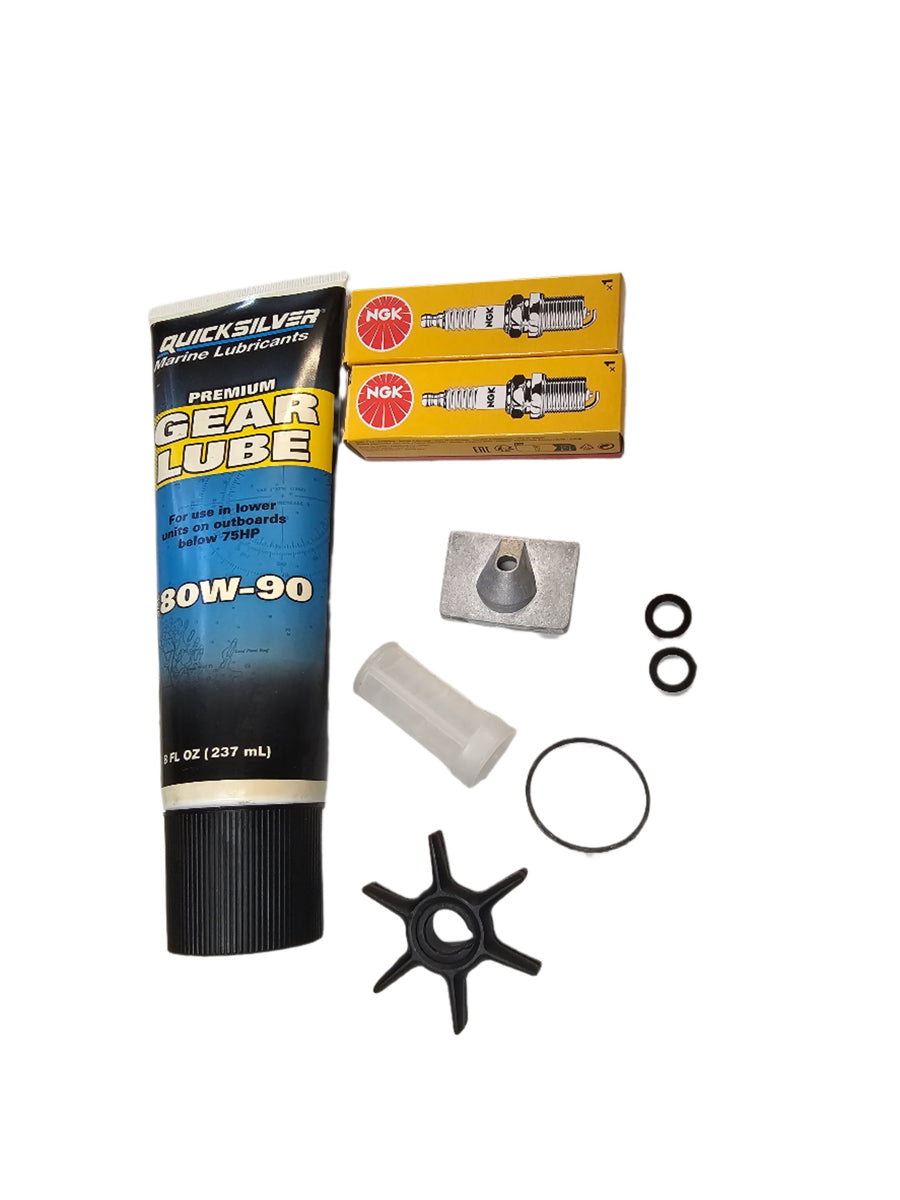 6 8 9.9 10 HP 2stroke 2CYL Service Kit Mercury Outboard Maintenance ...
