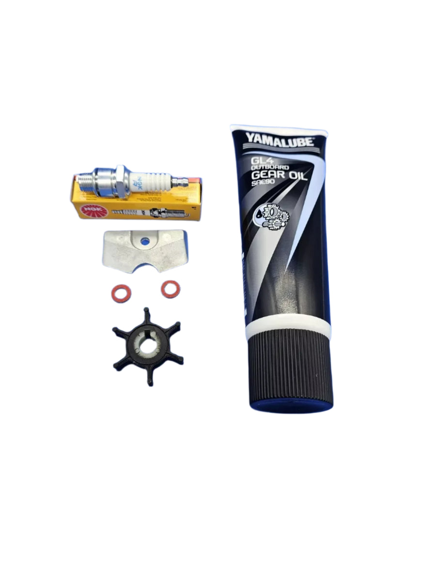 Yamaha outboard engine Service Maintenance Kit 2 hp 2 stroke 2B anode ...