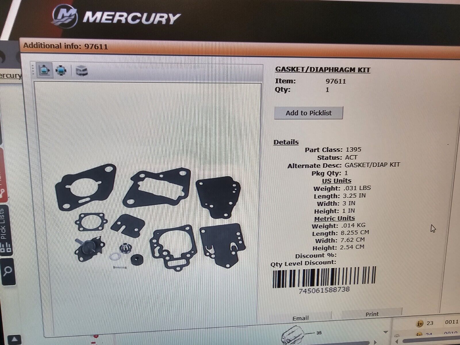 Mercury 6 hp 8 hp 9.9 hp 10 hop 15 hp 20 hp 25 hp late 2stroke Carbure – SSI Marine