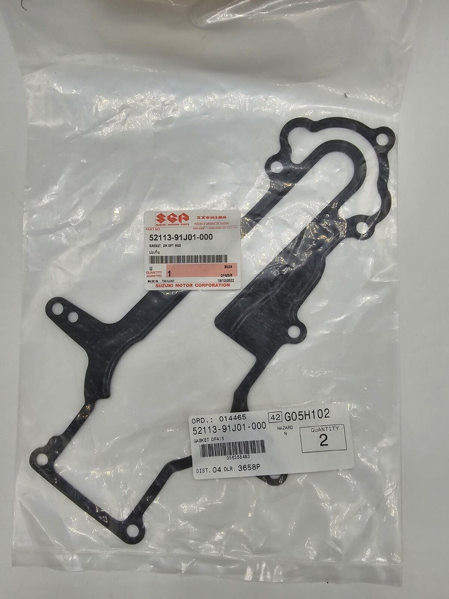 Genuine Suzuki 4 5 6 HP 4-Stroke Outboard Base Gasket 52113-91J01-000 ...