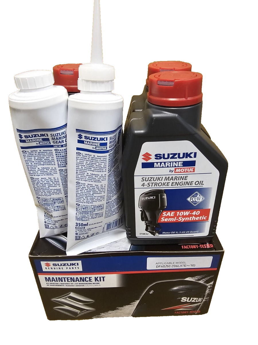 DF40 DF50 Service Maintenance Kit Suzuki Outboard 40 HP 50 HP 2007-201 ...