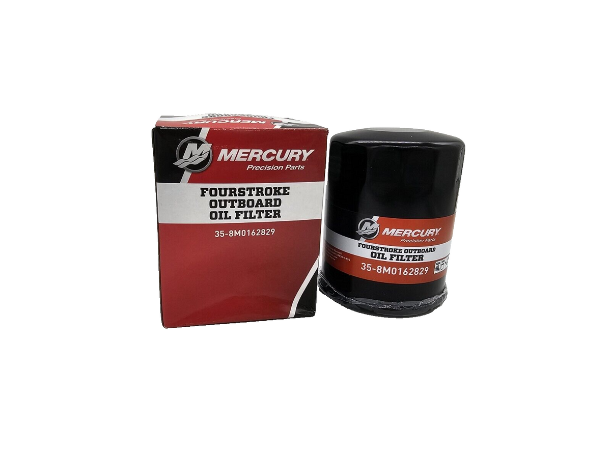Mercury Mariner Oil Filter 30 hp -115 HP 4stroke Outboard 35-8M0162829 ...