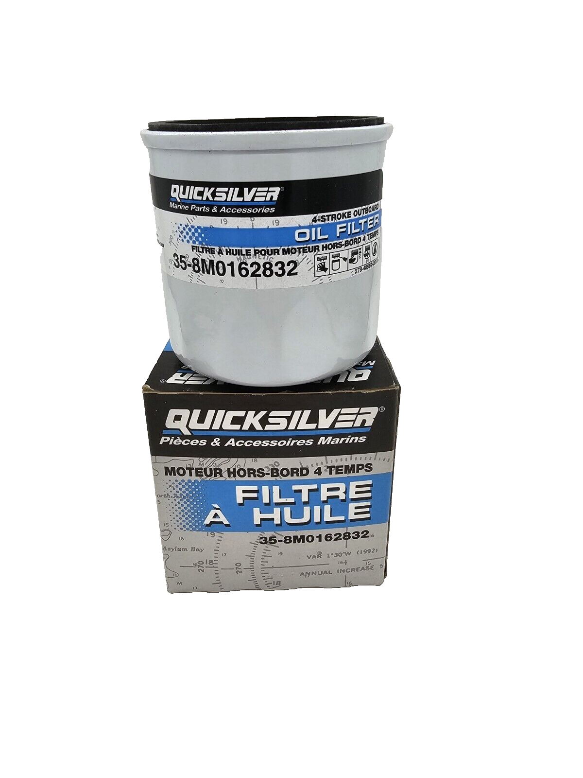 Oil Filter 8 hp 9.9 hp 323 CC Models Mercury Mariner Outboard Quicksil ...