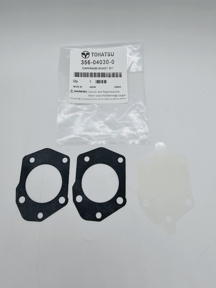 Genuine Tohatsu 2 Stroke Outboard Fuel Pump Diaphragm Kit 356-04030-0 ...