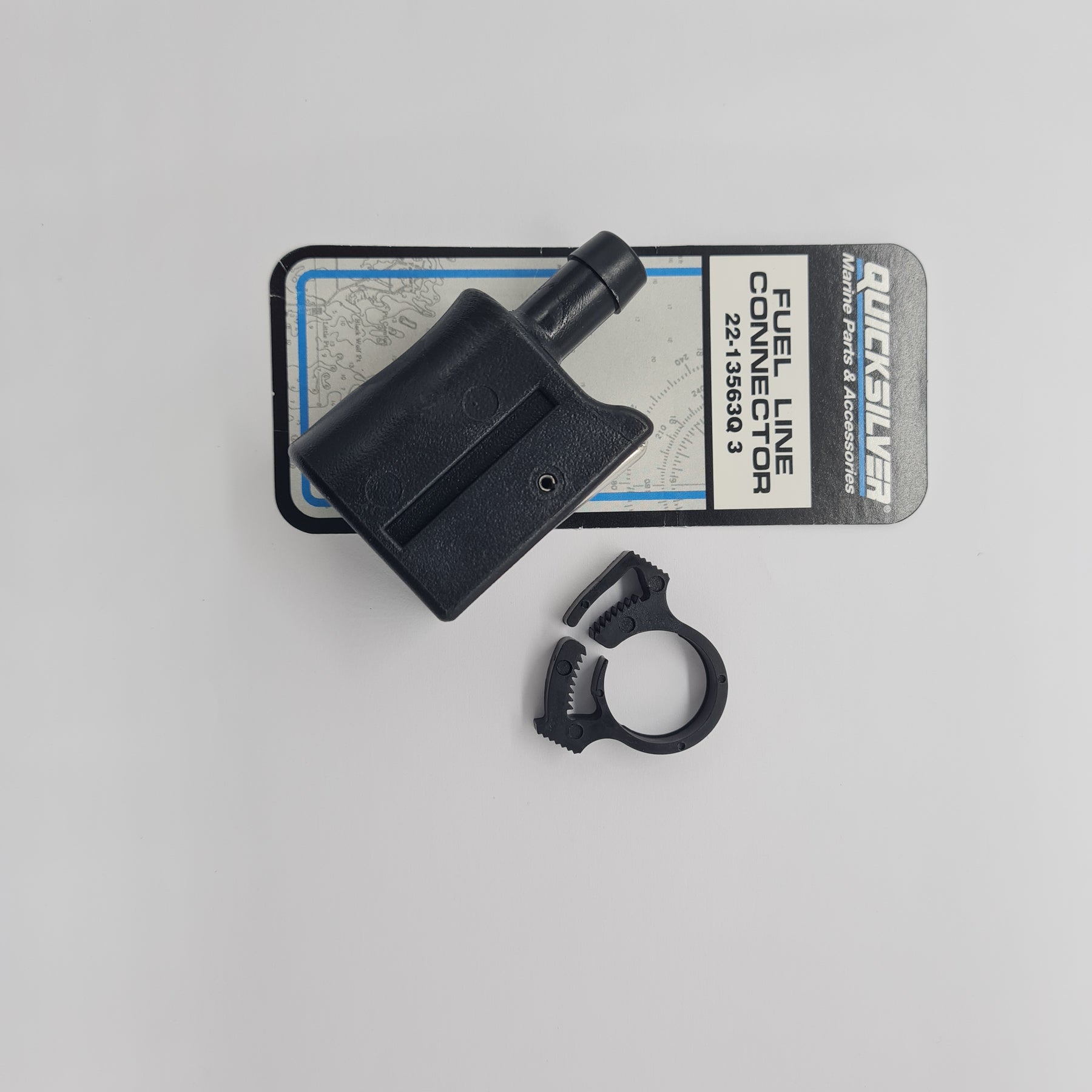 MERCURY MARINER FUEL LINE CONNECTOR ENGINE END QUICKSILVER 22-13563Q3 ...