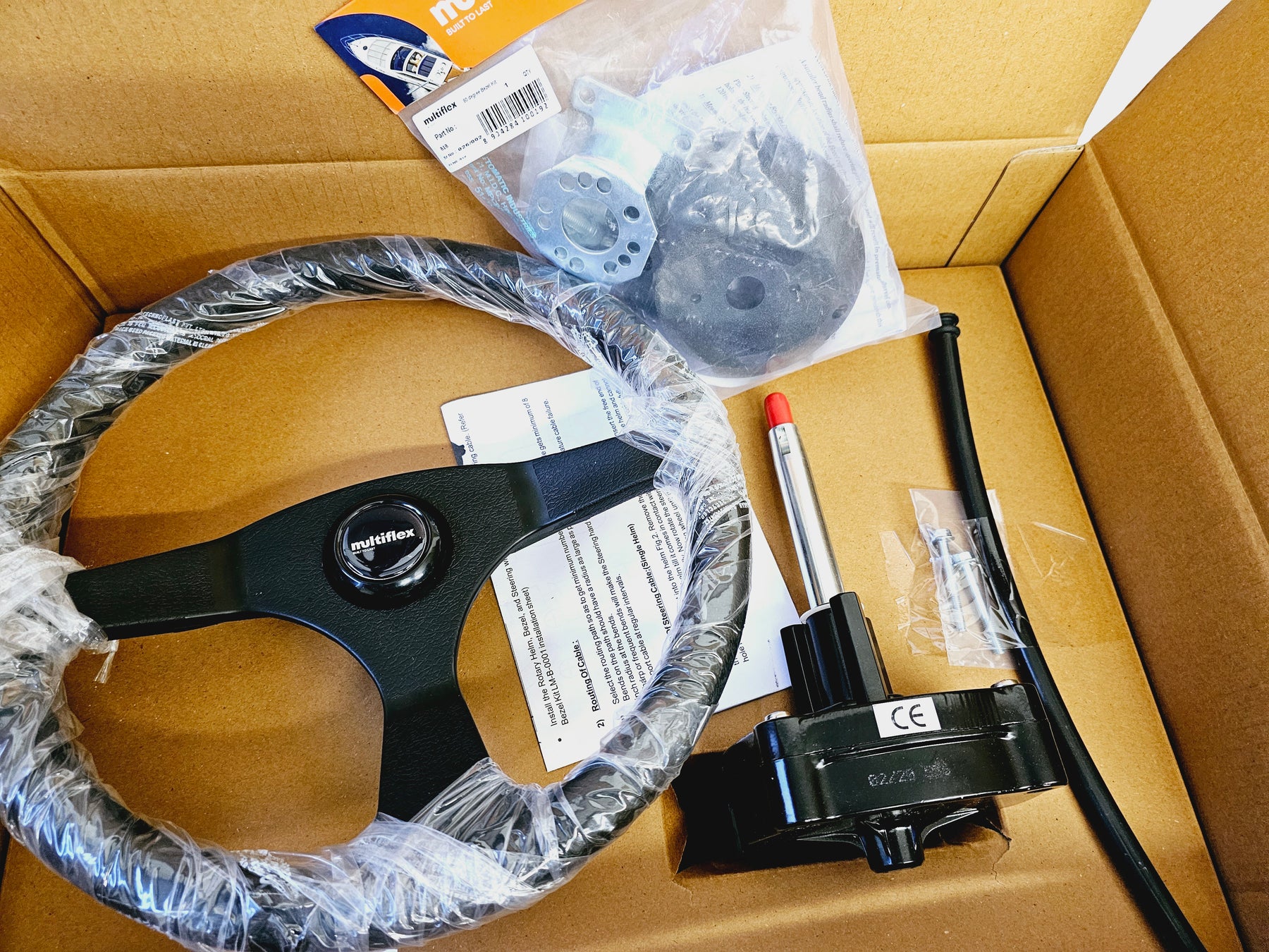 12 FT Boat Steering System Multiflex Outboard Up to 200hp Marine 3.65m ...