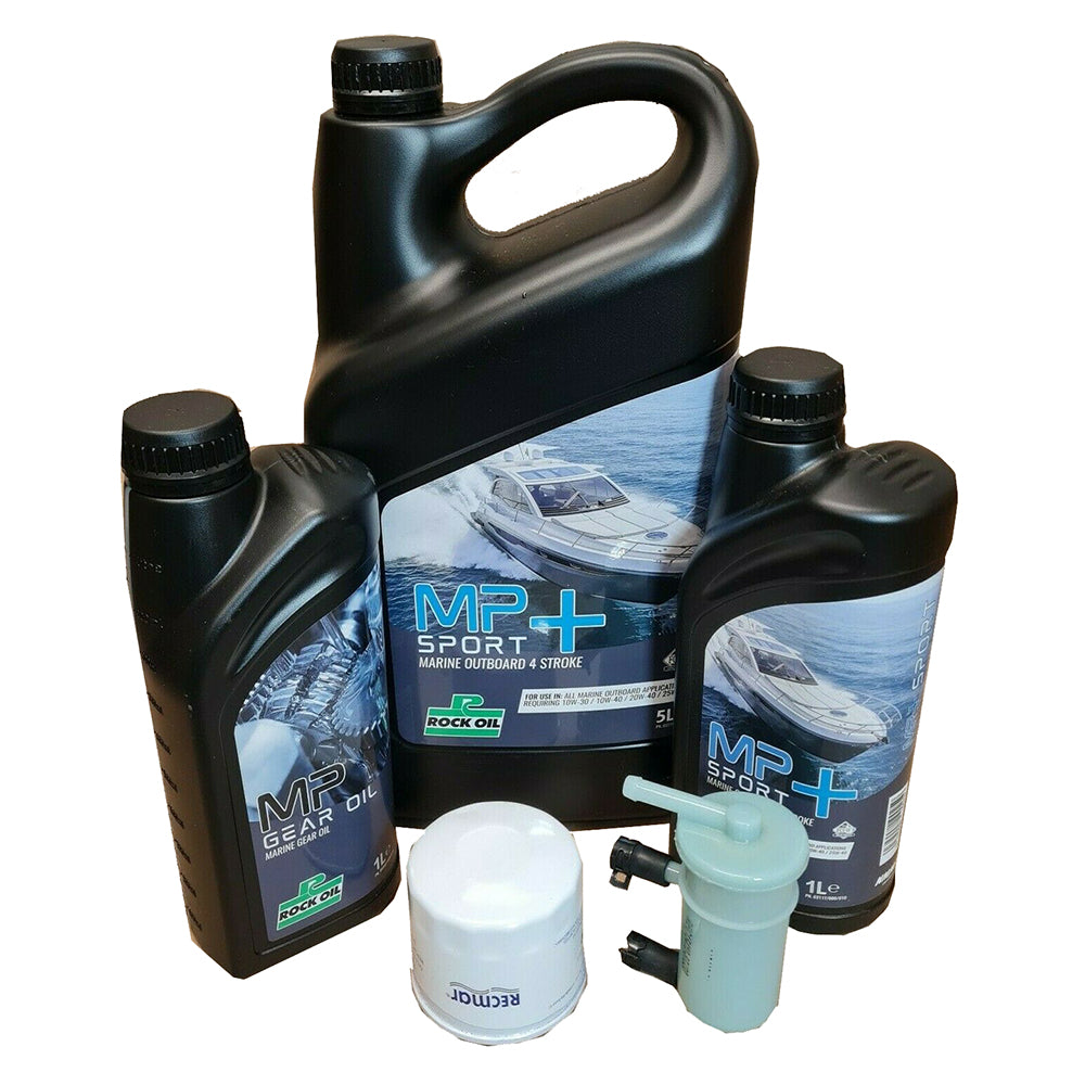 100 115 HP DF100 DF115 2010-2012 Oil & Filter for Suzuki Outboard Serv ...