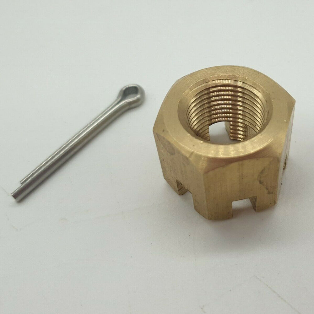 Castle nut & split pin for Yamaha Outboard V4 V6 115 HP & UP PROP NUT ...
