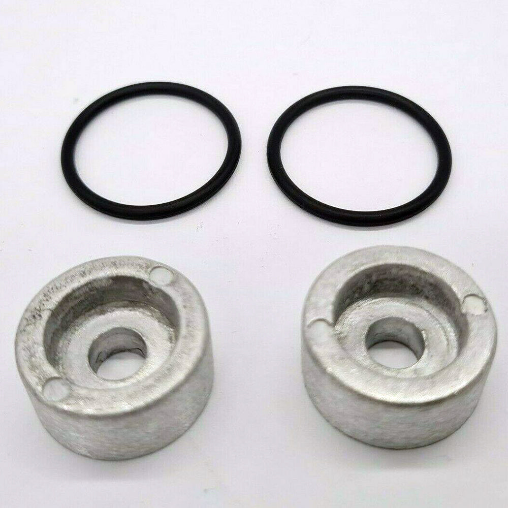 2 x ZINC ANODE & SEAL 2.5HP 4HP 5HP 6HP SUZUKI OUTBOARD DF2.5 DF4 DF5 ...