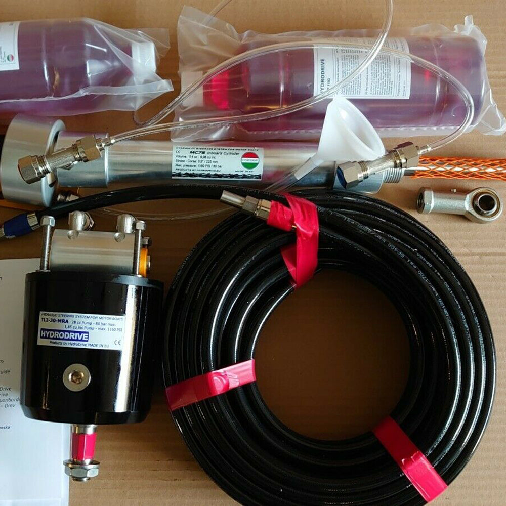 Inboard Hydraulic Steering System for boats up to 12 m (40ft ) Hydrodr ...