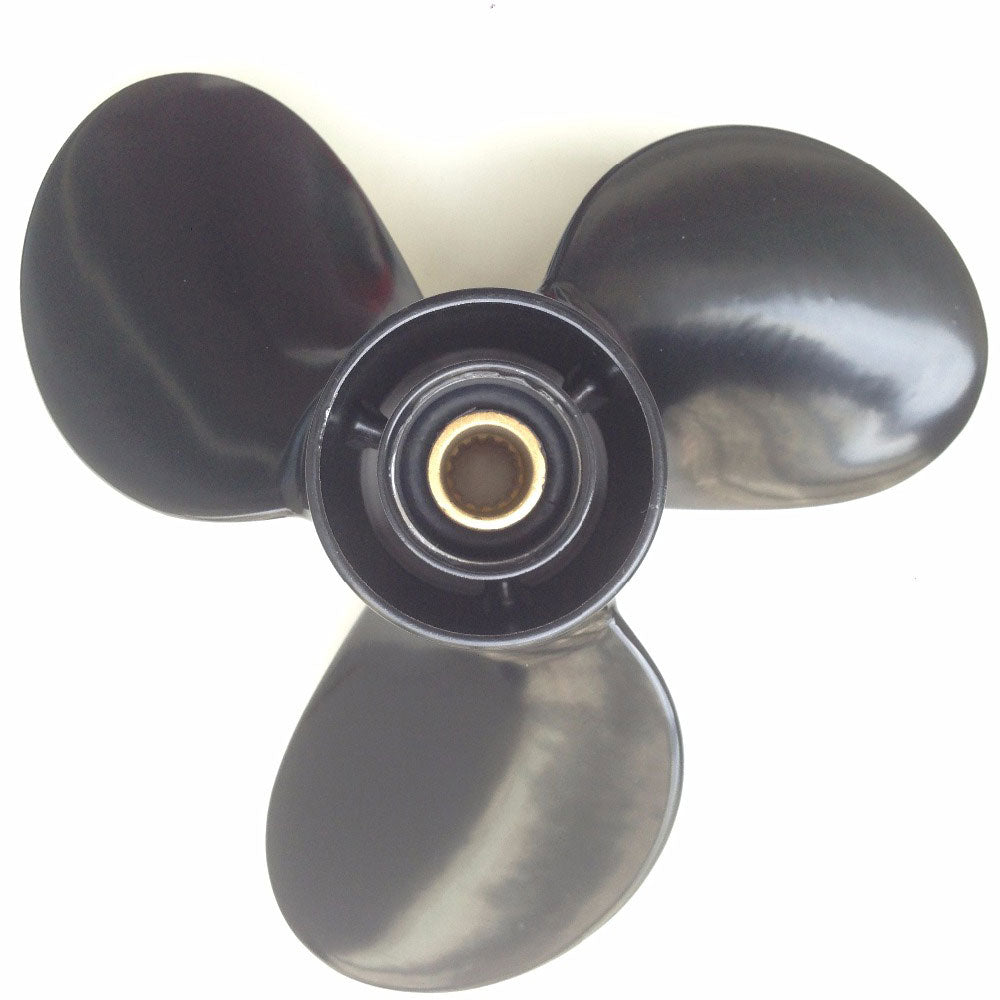 Propeller for Suzuki outboard 9 1/4 x 12 aluminium 10 splines 8 hp 9.9 ...